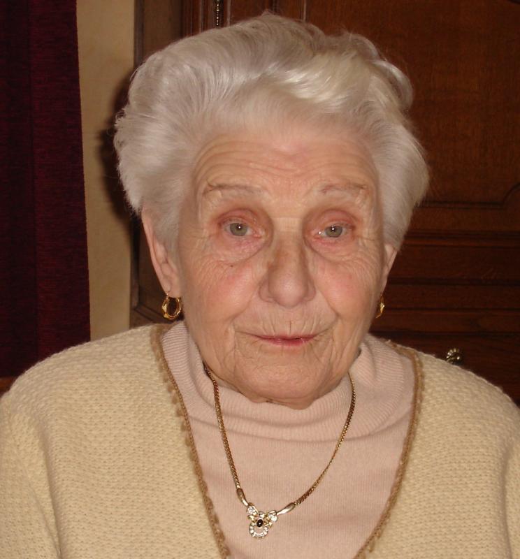 Décès de Madame Reine-Marie BAERT (21-02-11), Annonce nécrologique